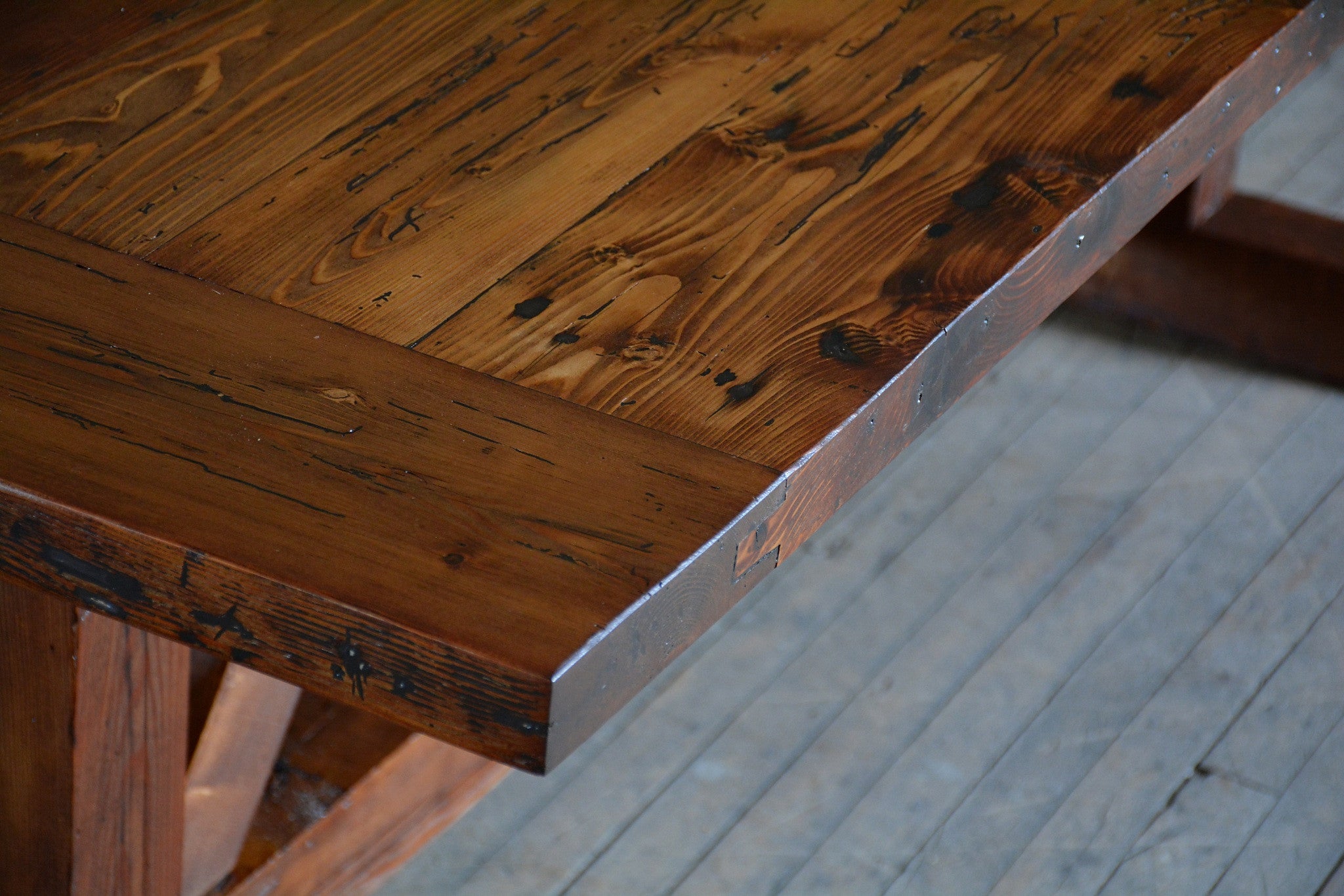 Classic Truss Dining Table – Back Burner Designs